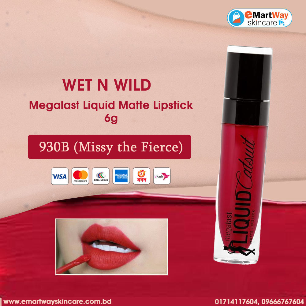 Wet N Wild Megalast Liquid Matte Lipstick 957a Behind The Bleachers
